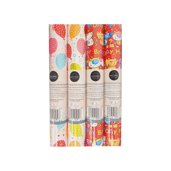 BIRTHDAY Gift Wrapping Paper XL-Size, 70cm x 10m, Various Designs ...