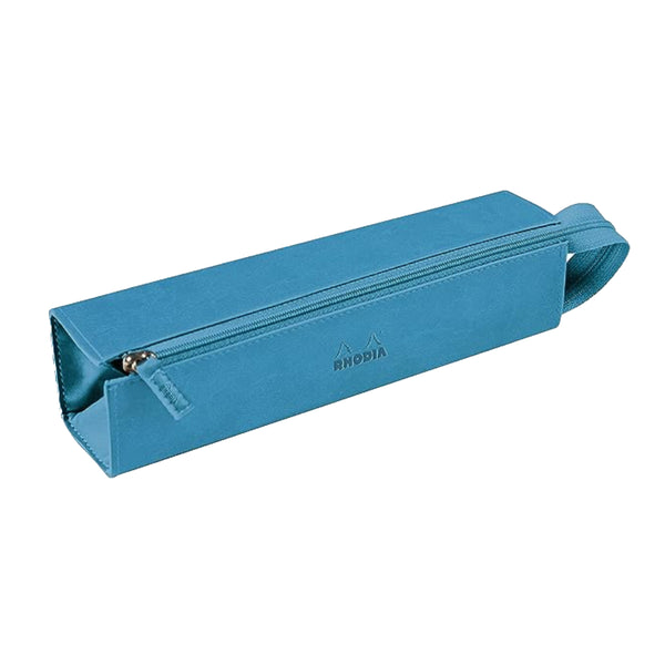 RHODIA rhodiarama Square Pencil Case with Zipper, PU Leather, 230 x 50 ...