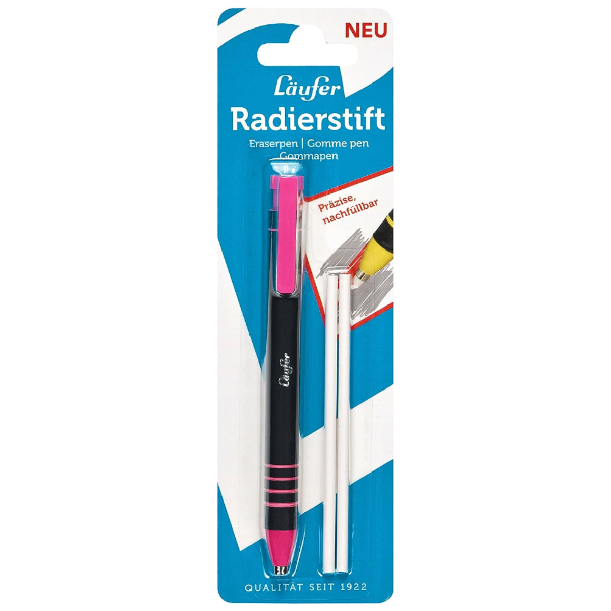 Laufer TREND Eraser-Pen, multi-purpose, Assorted Colors in Blister pack ...