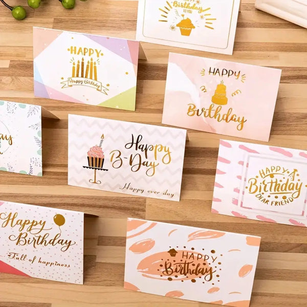 HAPPY BIRTHDAY Card with Envelope, 150 x 100mm, Assorted Designs, p... - Office One LLC