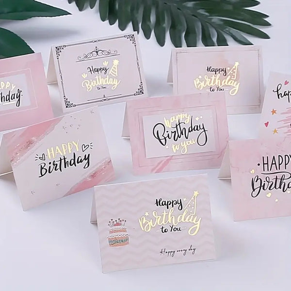 Mini Happy Birthday Card, Assorted Designs, per piece - Office One LLC