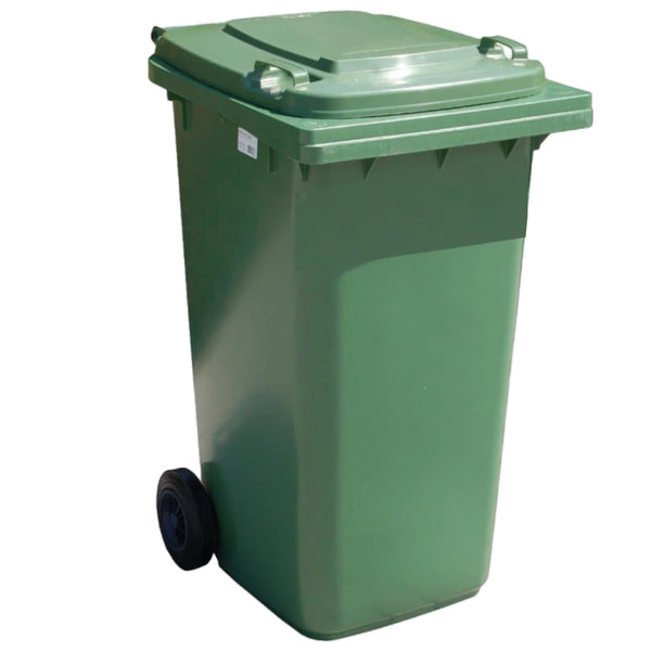 Mobile Garbage Bin, 120 litres, Green - Office Supplies | Dubai ...