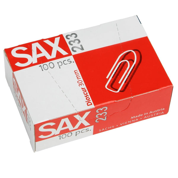 Sax Paper Clips 233, 30mm, 100/box - Office Supplies | Dubai, Abu D ...