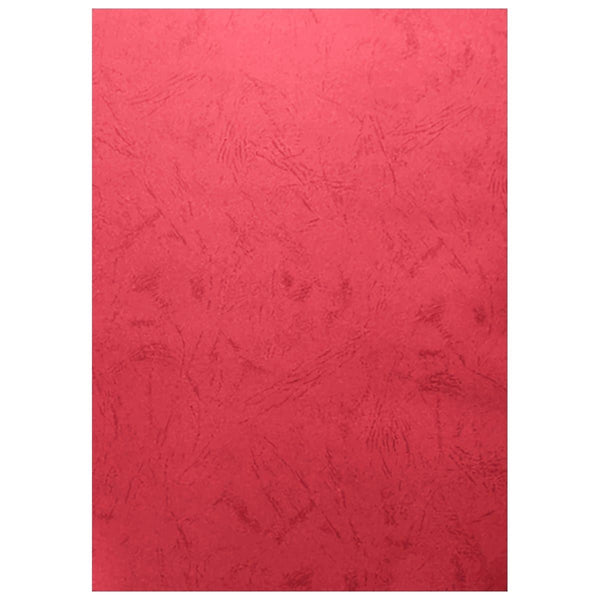 Deluxe Embossed Leather Board Binding Cover, 100/pack, Red - Office One LLC