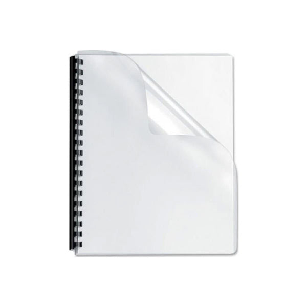 Deluxe PVC Binding Cover, 200 microns, 100/pack, Clear - Office One LLC