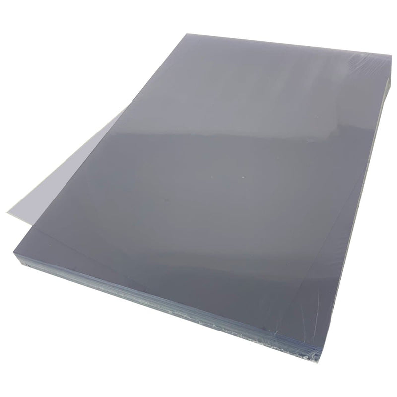Deluxe PVC Binding Cover, 200 microns, 100/pack, Clear - Office One LLC