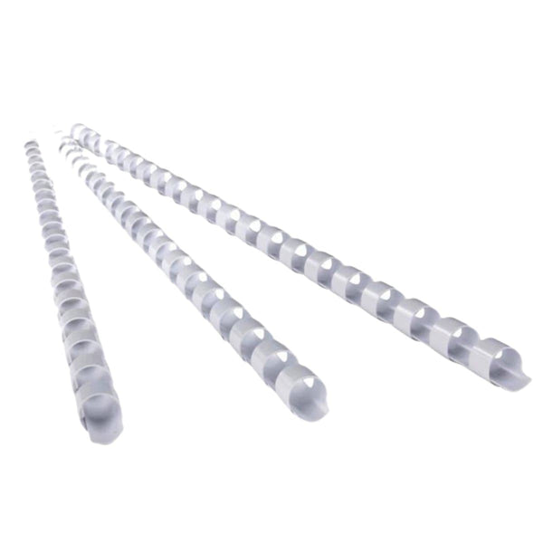 Deluxe Comb Binding Rings, White - Office One LLC