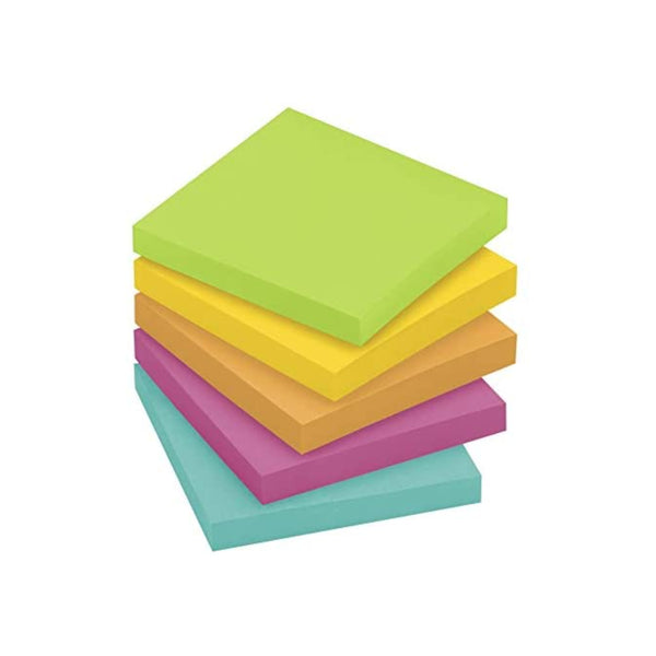 3M Post-it Notes 654-5UC, 3x3 inches, 5pads/pack, Ultra Colors ...