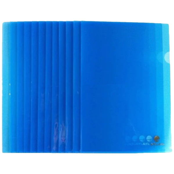 Atlas Clear L Folder A4, 12/pack, Blue - Office Supplies | Dubai, A ...
