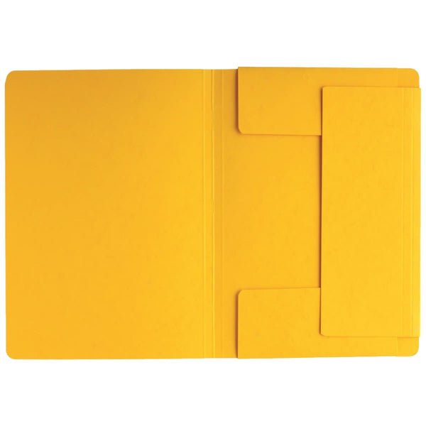Pagna Manila Folder A4 with elastic fastener, Yellow - Office Suppl ...