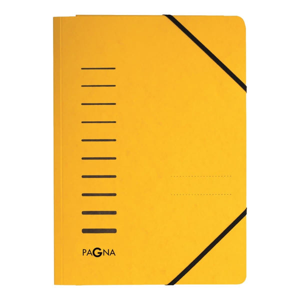 Pagna Manila Folder A4 with elastic fastener, Yellow - Office Suppl ...