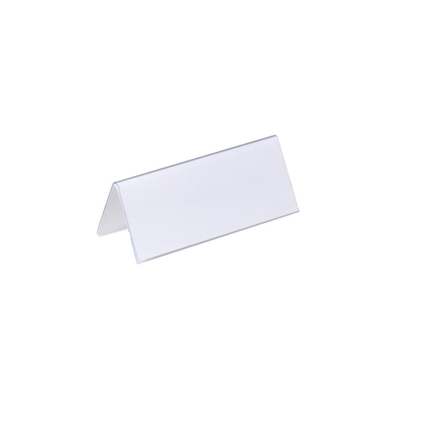Durable Table Place Name Holder, 61/122 x 150 mm, Transparent - Off ...