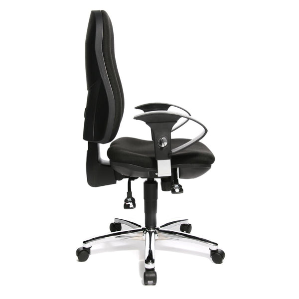 Topstar SUPPORT SY Secretary Office Chair, Fabric Black - Office Su ...