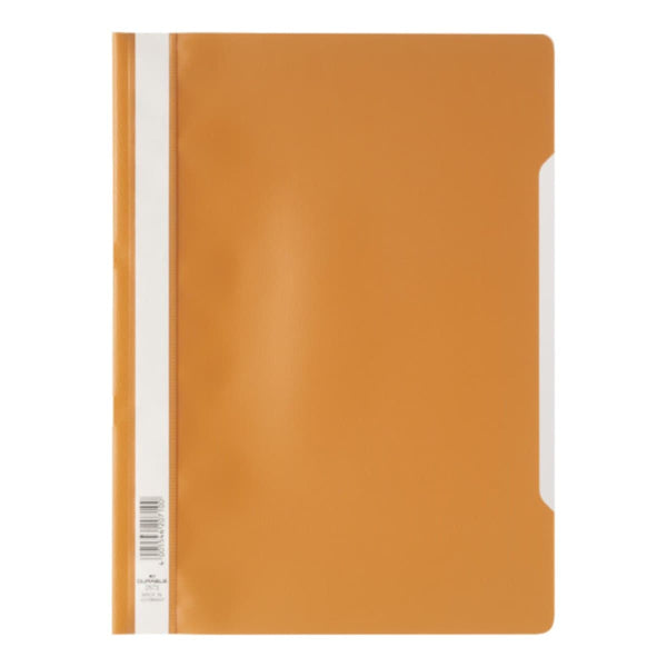 Durable Clear View Folder - Economy A4, Orange - Office Supplies ...