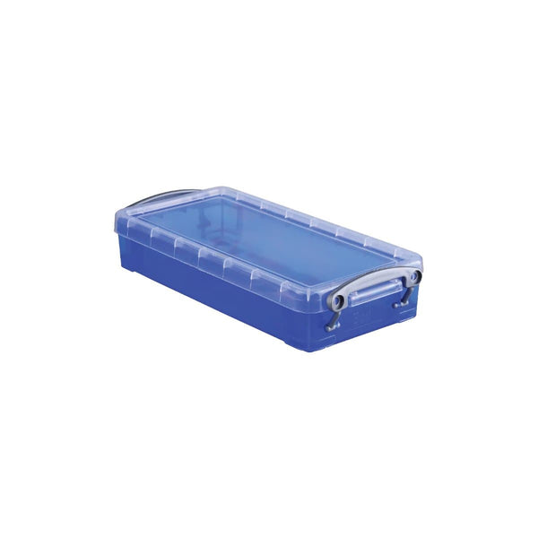 Really Useful Box, 0.55 Litre, 220 x 100 x 40mm, Blue - Office Supp ...