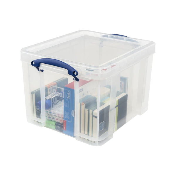 Really Useful Box, 35 Litre, 480 x 390 x 310mm, Clear - Office Supp ...