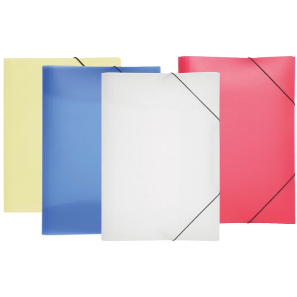 Pagna Folder A3 with elastic fastener PP, White - Office Supplies ...