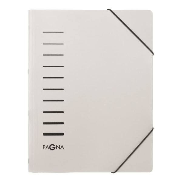 Pagna Folder A4, 6 compartments, with elastic fastener, PP, Assorted ...