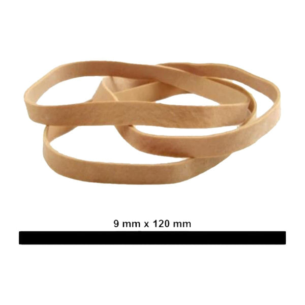 FIS Pure Rubber Bands, Size 76/77, 9 x 120mm, 113g/box - Office Sup ...