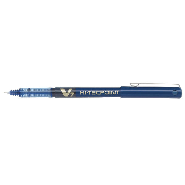 Pilot V7 Hi-Tecpoint BX-V7 Roller Ball Pen, 0.7mm, Blue - Office Su ...