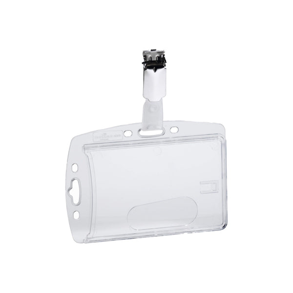 Durable Security Pass Holder with Clip - Office One LLC