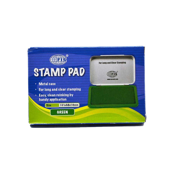 FIS Stamp Pad, 14 x 10 cm, Green - Office Supplies | Dubai, Abu Dhabi ...