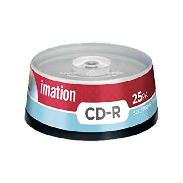 Imation CD-R, 52x / 700MB / 80Min, 25/spindle - Office Supplies | D ...