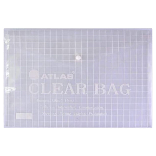 Atlas Document Bag "My Clear Bag" F/S, 12/pack, Clear - Office Supp ...