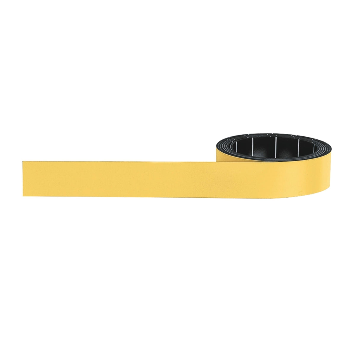Magnetoplan Magnetic Strip, different sizes, Yellow - Office One LLC