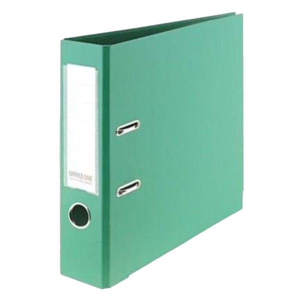 Office One PVC Colored Box File, A4 Broad, Green - Office Supplies ...