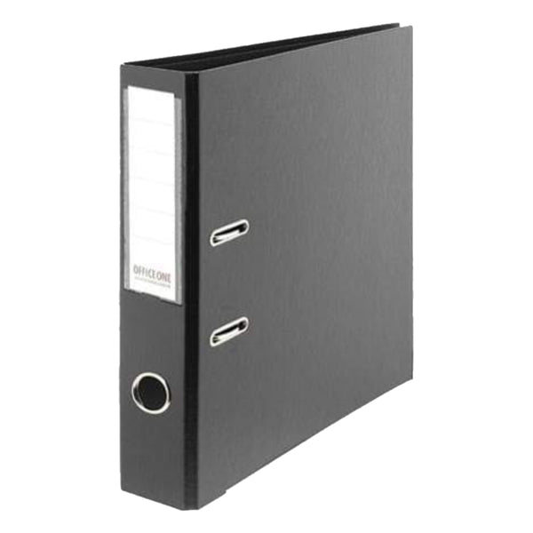 Office One PVC Colored Box File, F/S Broad, Black - Office Supplies ...