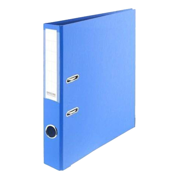 Office One PVC Colored Box File, F/S Narrow, Blue - Office Supplies ...