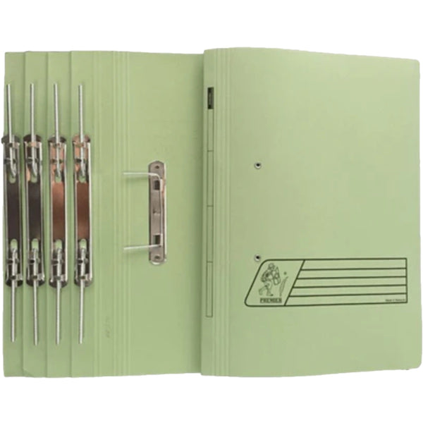 Premier Spring Transfer File, 300gsm, 5/pack, Green - Office Supplies ...