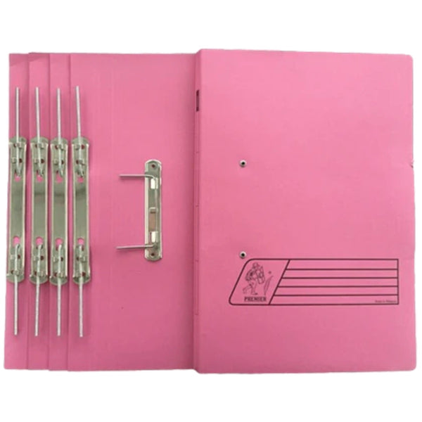 Premier Spring Transfer File, 300gsm, 5/pack, Pink - Office Supplies ...