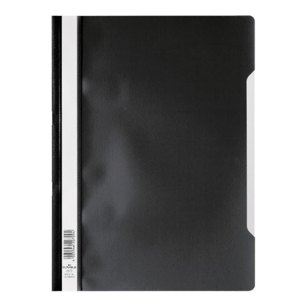 Durable Clear View Folder - Economy A4, Black - Office Supplies | D ...