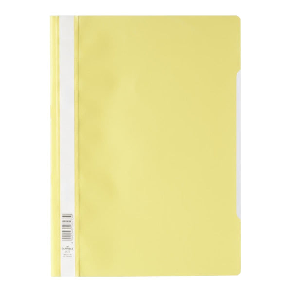 Durable Clear View Folder - Economy A4, Yellow - Office Supplies ...