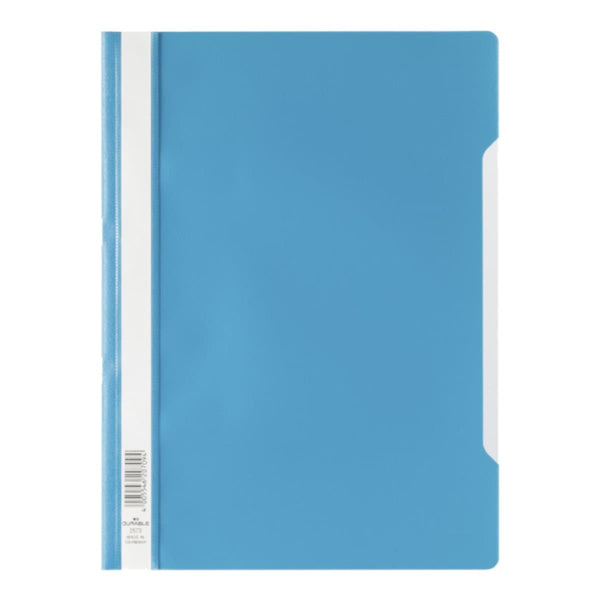 Durable Clear View Folder - Economy A4, Blue - Office Supplies | Du ...