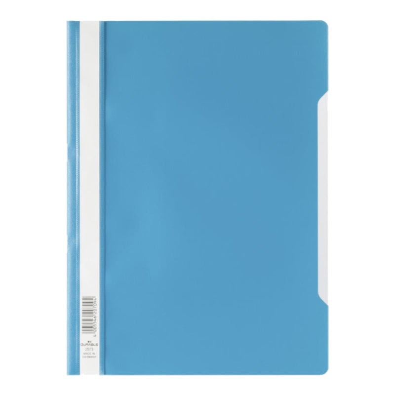 Durable Clear View Folder - Economy A4, Blue - Office Supplies | Du ...