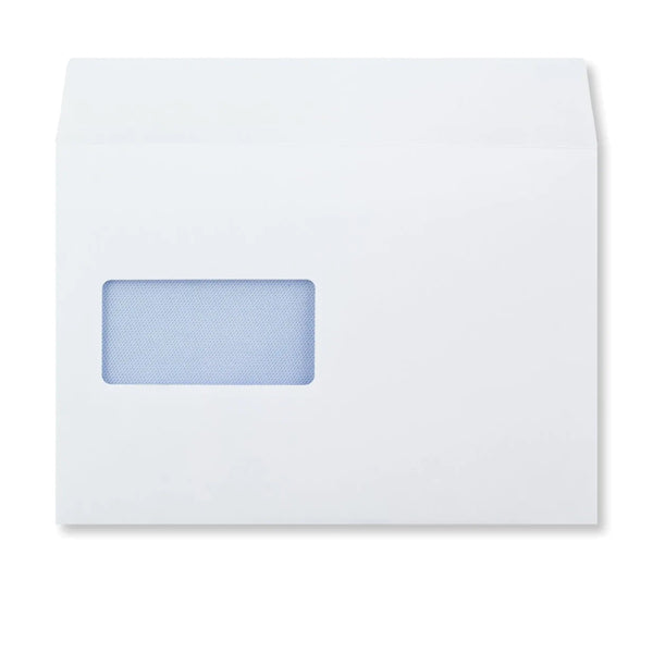 Hispapel Envelope 162 x 229 mm, 6 x 9 inches, C5 with window, 90gsm, W ...