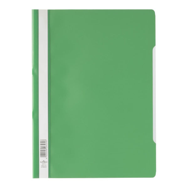 Durable Clear View Folder - Economy A4, Green - Office Supplies | D ...